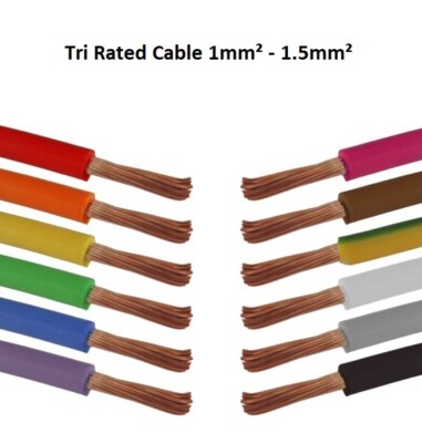 1mm 1.5mm Tri Rated Cable Automotive Panel Electrical Wire Loom Cuts ...