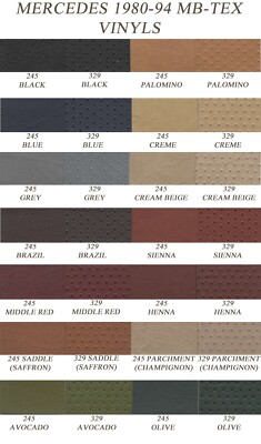 For: Mercedes-Benz 245 Parchment Vinyl x 1 yard | eBay