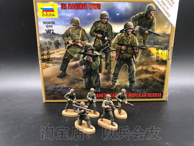 1: 72 5Pcs World War II United States Marine Corps Soldier Model | eBay