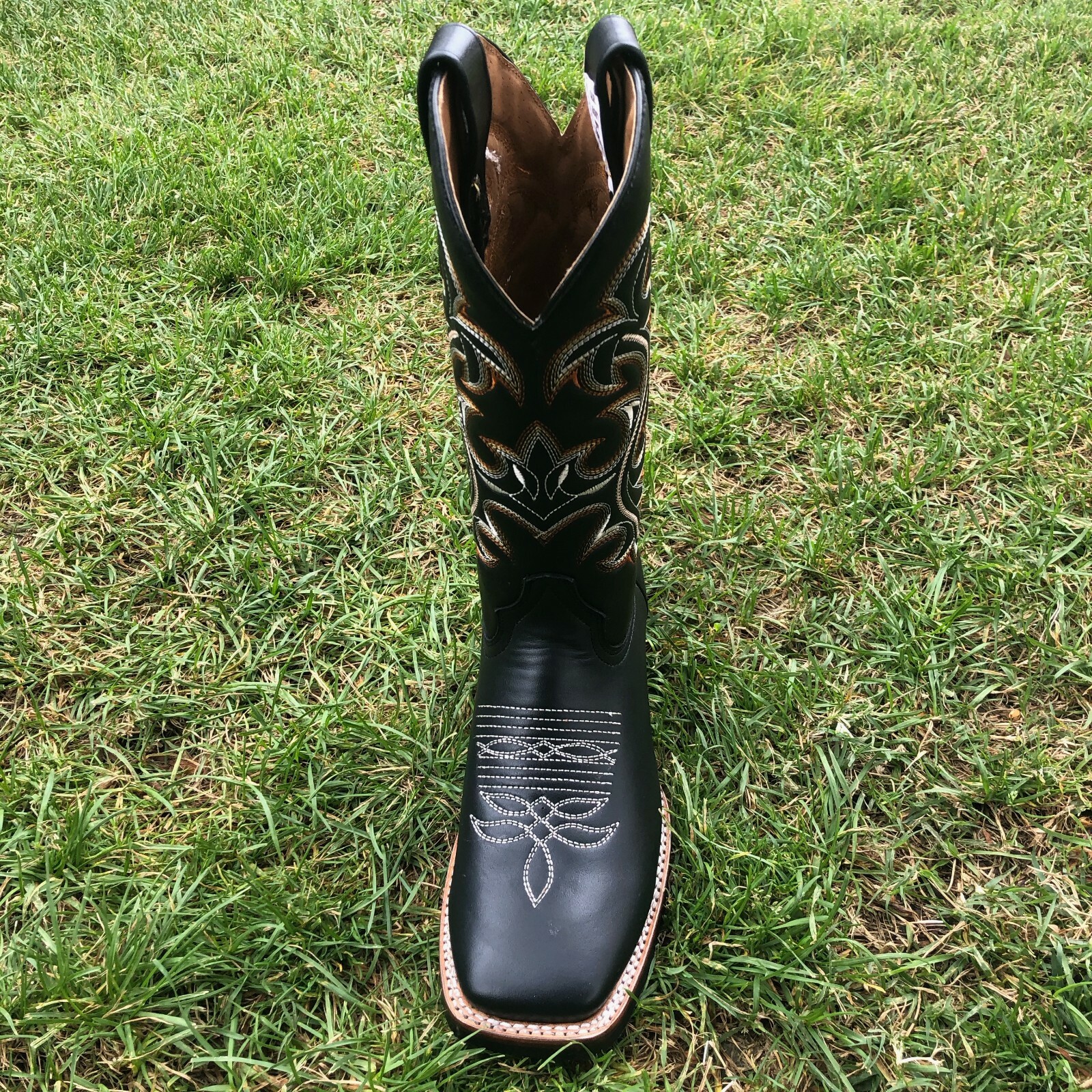 Men's Cowboy Western Rodeo Boots Bota Vaquera Mexicana de Leon Gto Est ...