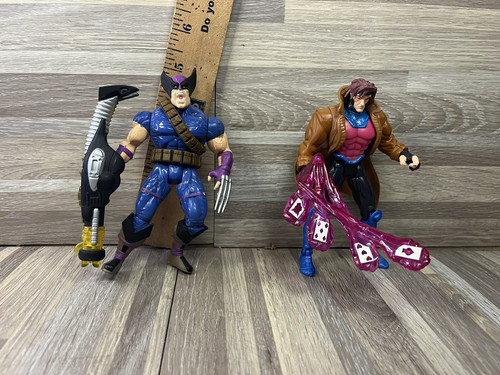 LOT OF 2 X-MEN X-FORCE TOY BIZ WOLVERINE LIGHT UP WEAPON COMPLETE ...