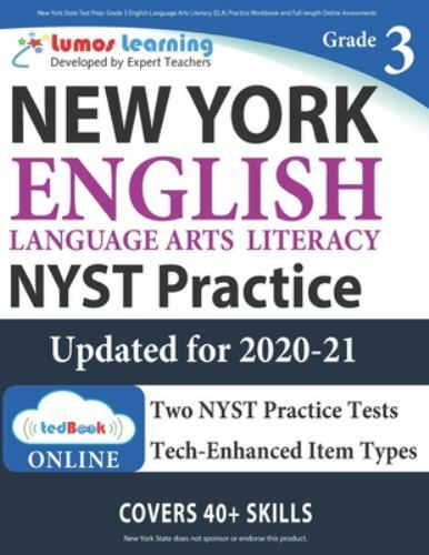 New York State Test Prep: Grade 3 English Language Arts Literacy (ELA ...