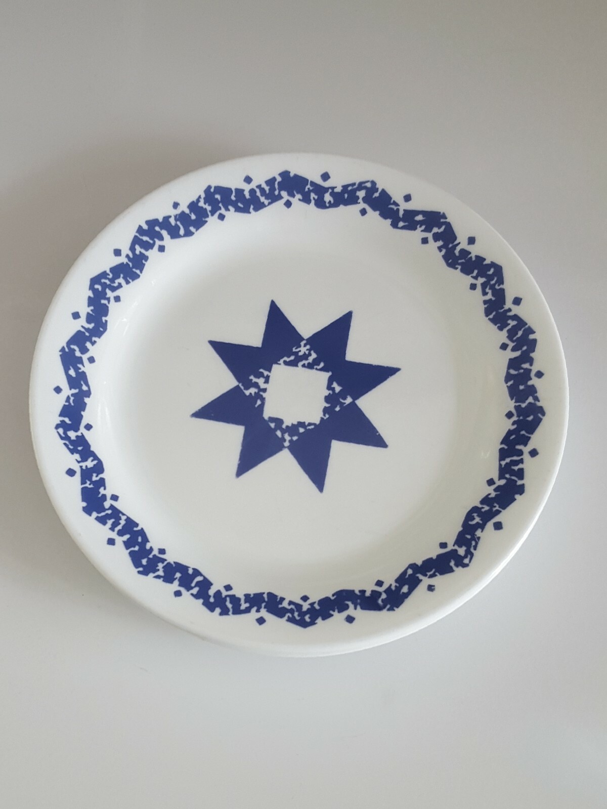 3 Vintage CORELLE by Corning BLUE STAR Discontinued Pattern 7.25 ...