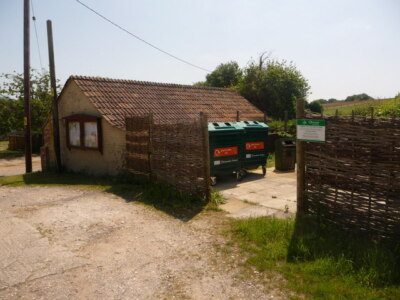 Photo 6x4 Morden: recycling facilities East Morden A small recycling ...
