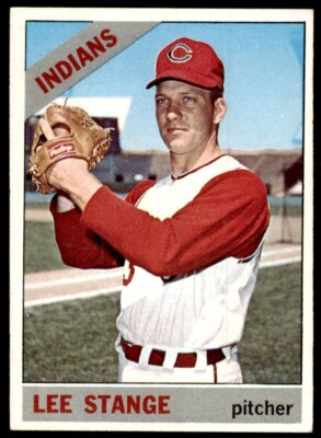 1966 Topps Baseball Card Lee Stange G Cleveland Indians #371 | eBay