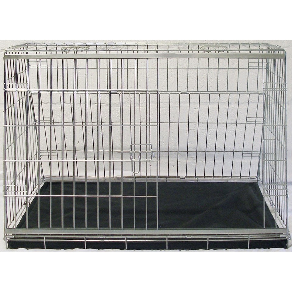 Pet World 36" Sloping Dog Pet Puppy Universal Travel Training Cage ...
