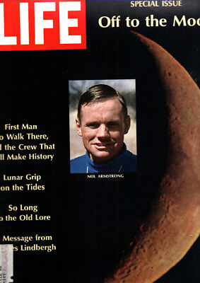 LIFE MAGAZINE JUL 4, 1969 APOLLO 11 ARMSTRONG ALDRIN COLLINS_LINDBERGH ...