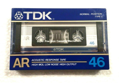 TDK AR 46 audio cassette blank tape sealed Made in Japan Type I v.2 | eBay
