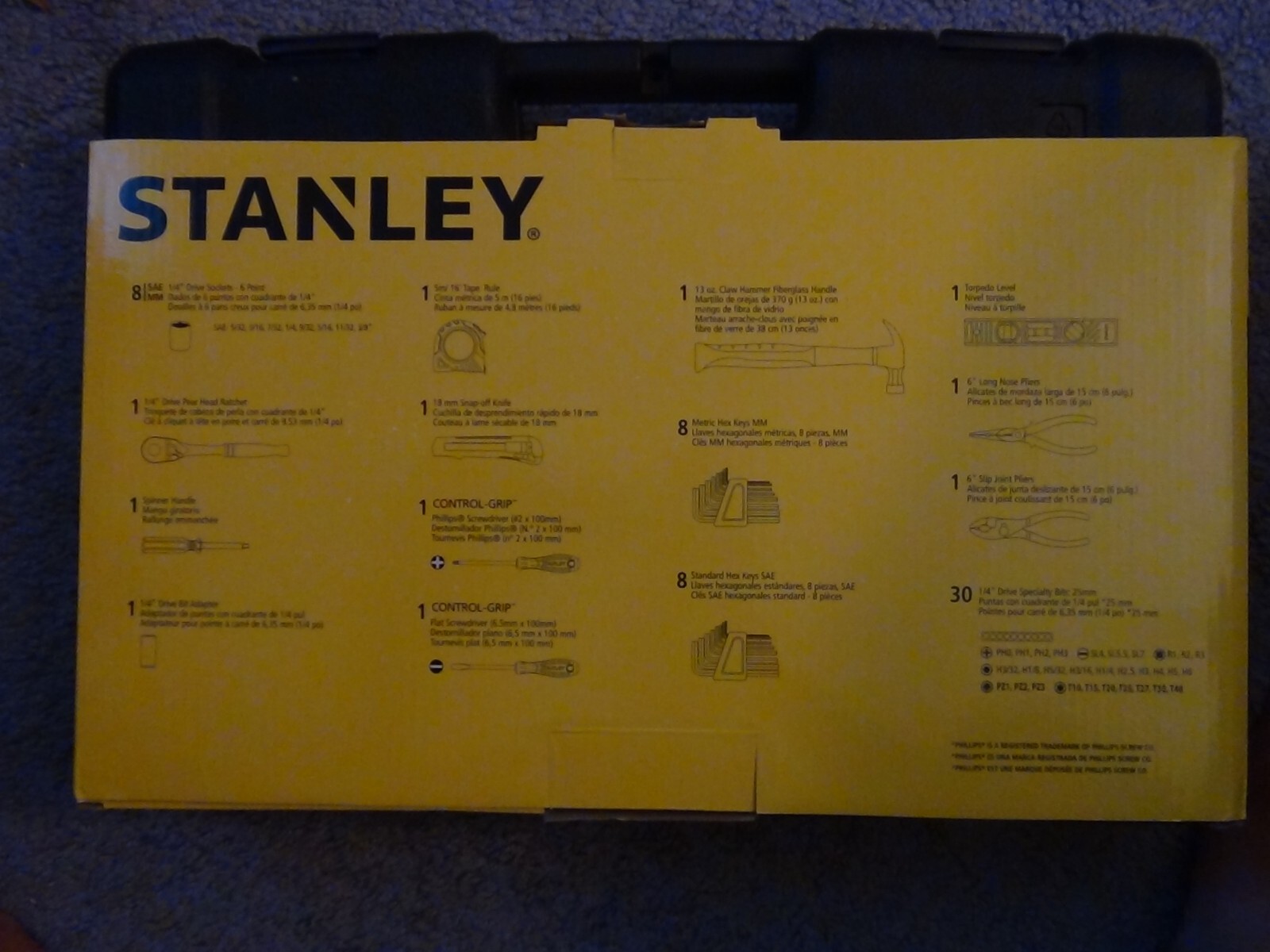Stanley Mechanics Home Tool Kit, 65-Piece 94-248 76174942484| eBay
