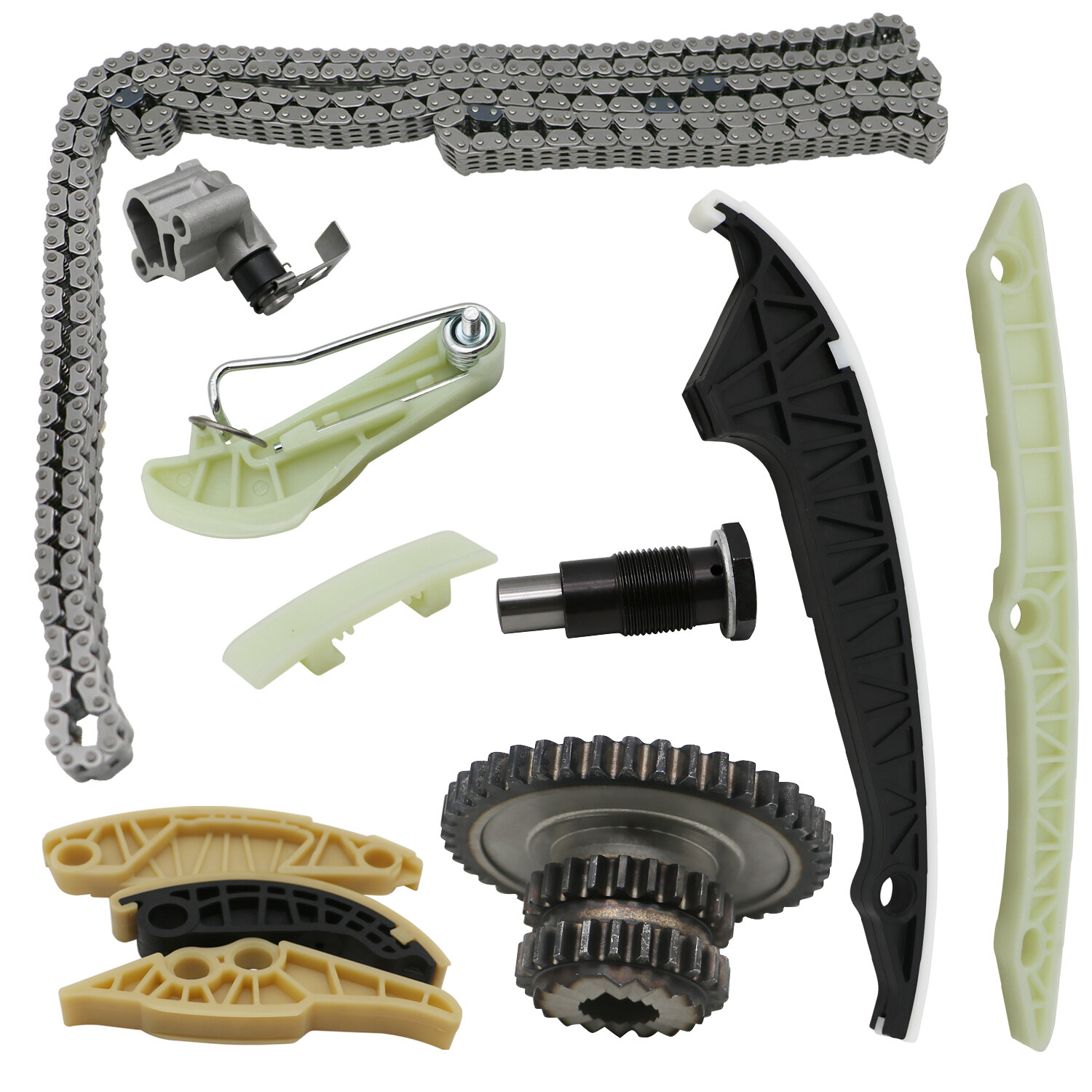 13Pcs Timing Chain Kit for Audi A3 A4 A5 A6 Q5 TT VW CC Eos GTI Jetta ...