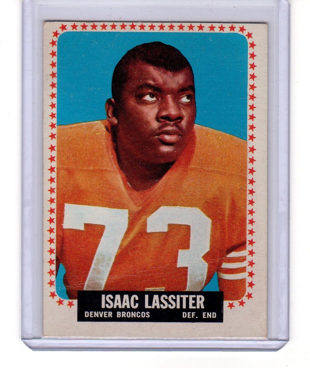 IKE LASSITER 1964 Topps Football ROOKIE Card #51 St. Augustine DENVER ...