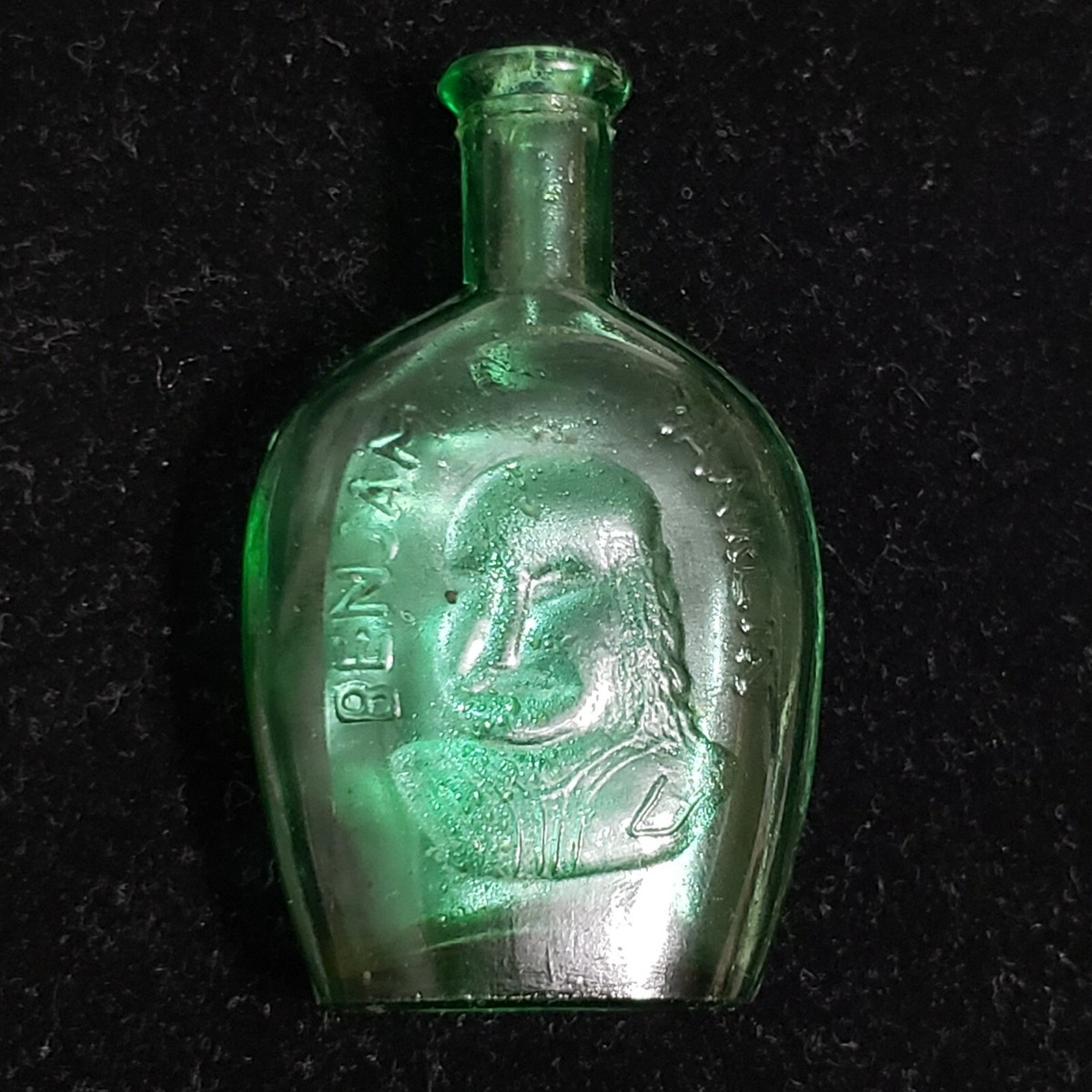 Green Antique Bottle Identification Raising A Glass! From An Antique