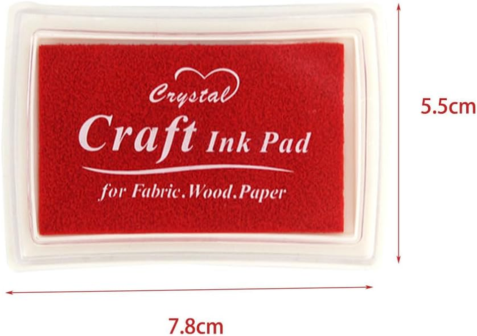 15 Colorful Ink Pad Set - Non-Toxic for Scrapbooking, Card Making ...