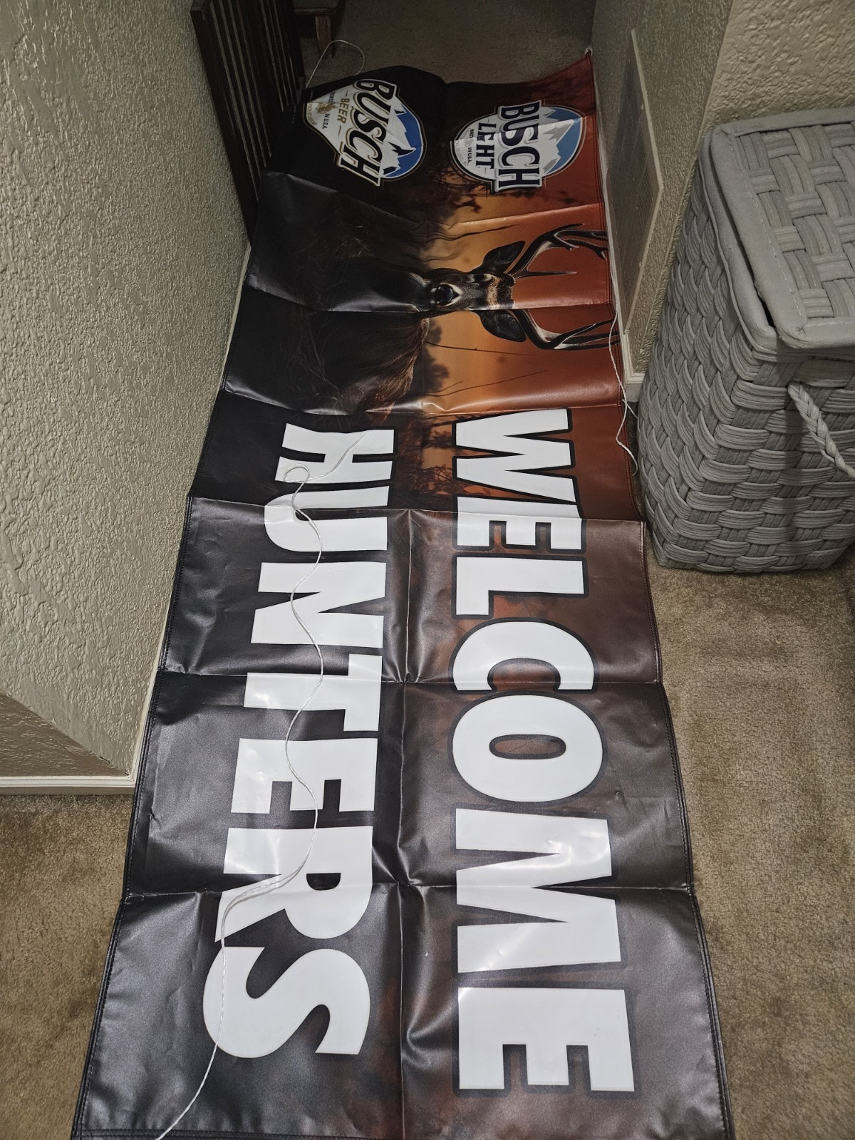 NEW Busch /Busch Lite Logo - Welcome Hunters Banner | eBay