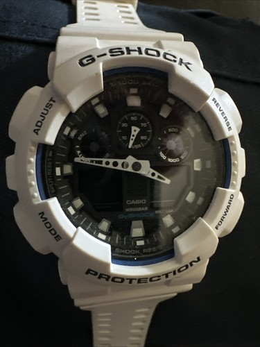 Men's ANALOG-DIGITAL Watch CASIO "G-Shock" (5081) GA-100B - New Battery ...
