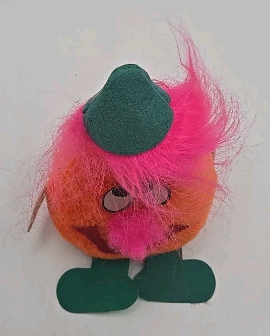 Vintage 1970s Bloop The Exclusive 6.5" Magic Mountain Troll Plush Toy ...