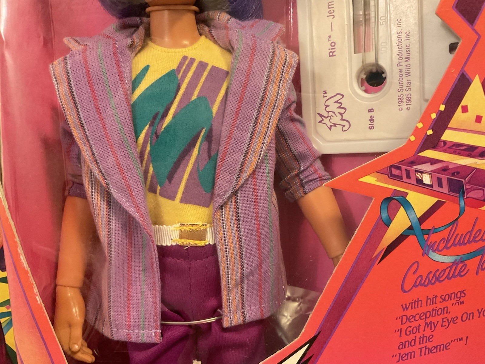 VINTAGE JEM TRULY OUTRAGEOUS RIO DOLL 4015 HASBRO 1985 JEM & THE ...