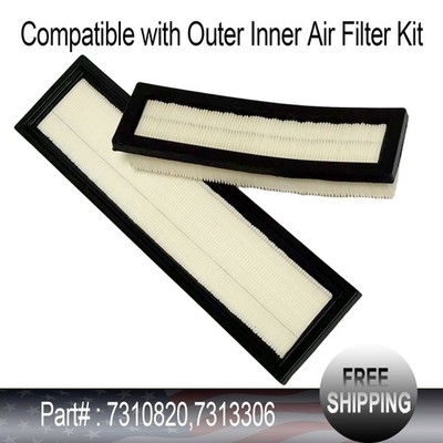 New Cabin Air Filter Kit 7313306 For Bobcat Loader S64 S66 S76 T62 T64 ...