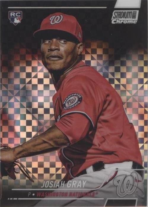 2022 Topps Stadium Club Chrome - Josiah Gray #62 X-Fractor (RC) for ...