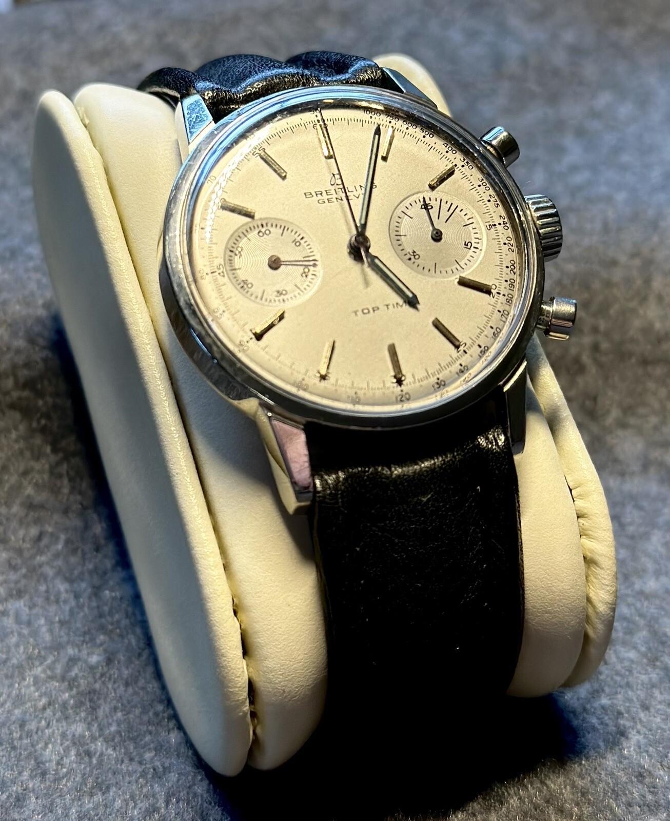 BREITLING GENÈVE TOP TIME CHRONOGRAPH Ref# 2002 45Min COUNTER C. 1960s ...