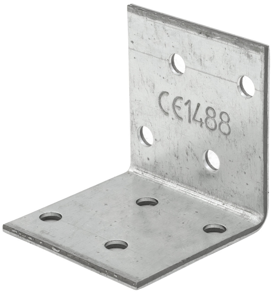 Galvanised Corner Brace 90 Degree Right Angle Brackets Heavy Duty Joist ...