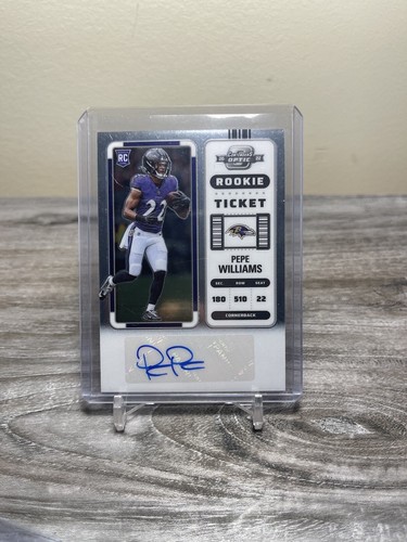 2022 Panini Contenders - Rookie Ticket #266 Pepe Williams (AU, RC) | eBay