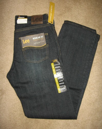 Mens Lee Regular Fit Jeans Straight Leg 30x32 Fresno New with Tags ...