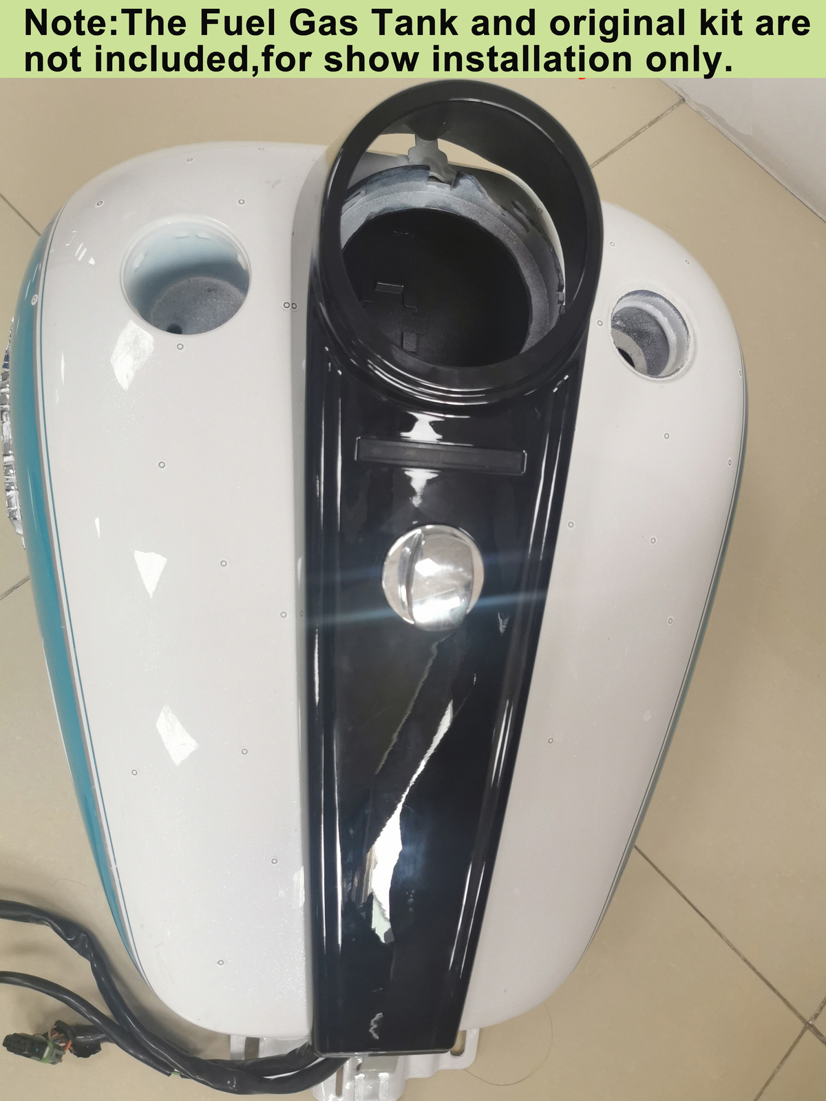 Gloss Black Dash Panel Gas Tank Dash Panel Console for Harley Road King ...