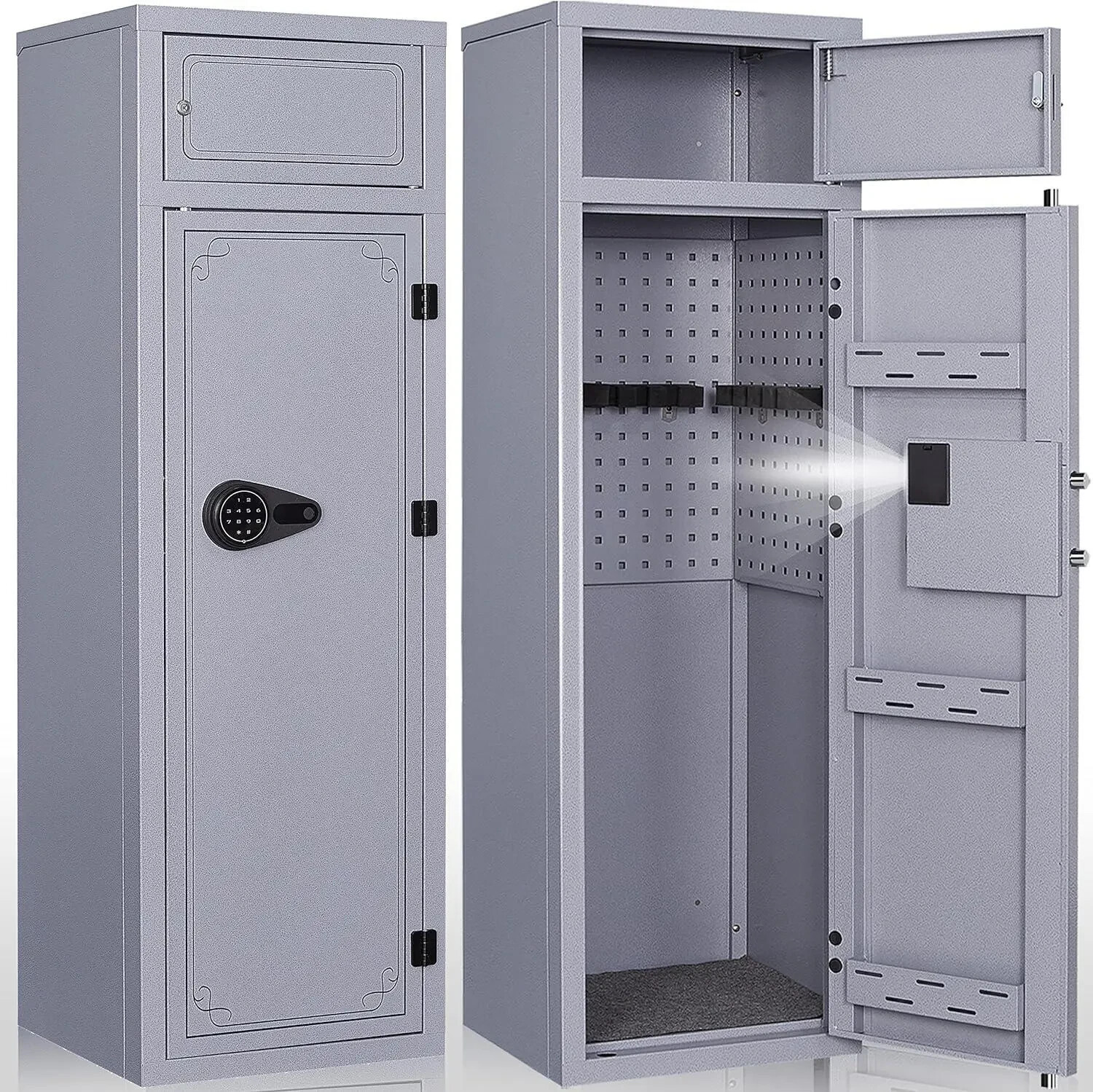 10-12 Gun Rifle Safe Guun Safes For Home Rifles And Pistols Large ...