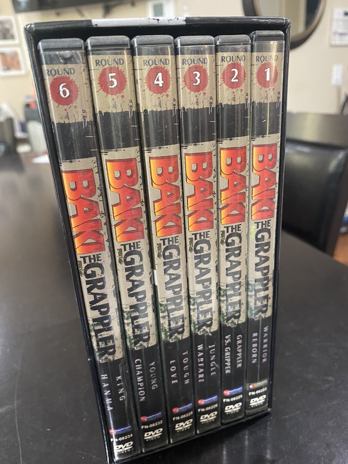 Baki the Grappler Box Set 1-6 (DVD, 2007, 6-Disc Set) Scratch Free ...