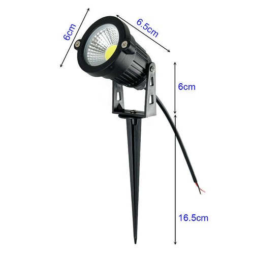 10X 12V 5W LED Spotlights Landscape Outdoor Waterproof Garden Lights ...