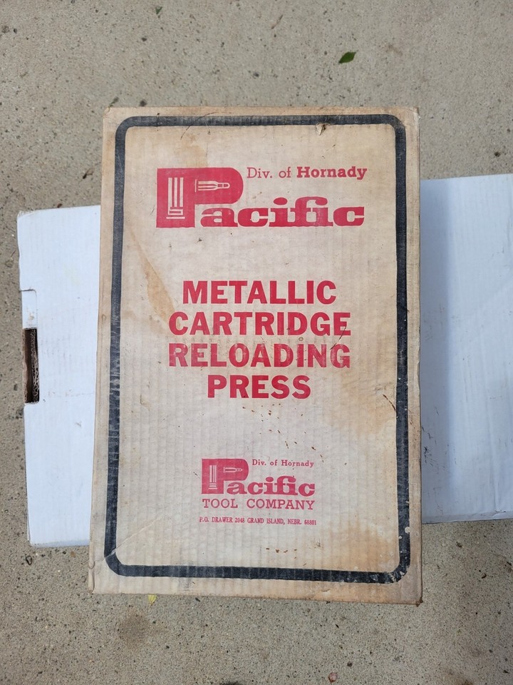 Pacific reloading set rifle press / vintage new in box up dated | eBay