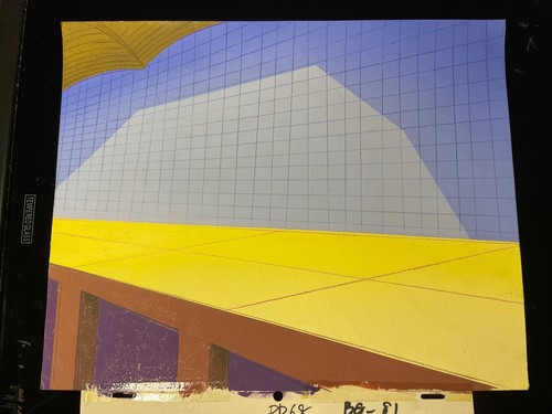 Animation Cel Background Production Art Vintage cartoons Disney Marvel ...