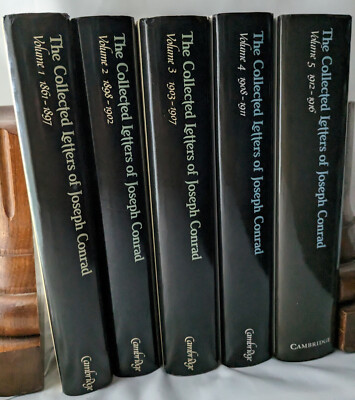 Joseph Conrad Collected Letters 1861-1916 5 Vols Cambridge U Press HC ...