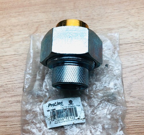 PROLINE 165-104NL 3/4" FIP X BRASS PIPE GLAVANIZED UNION | eBay