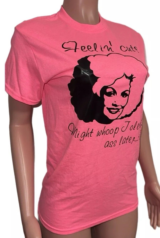Dolly Parton Pink S Whoop Jolelene T-shirt Top Concert Casual Graphic ...