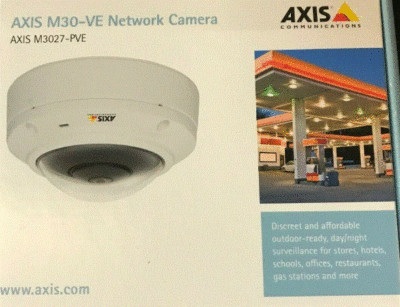 Axis 0556-001 M3027-PVE Network Surveillance Camera Mini 360 day night ...