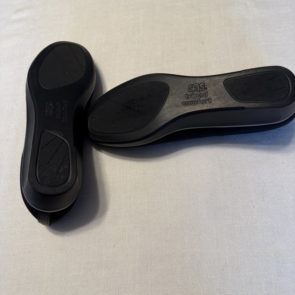 SAS Black Tripad Comfort Foot Bed Shoes - Size 9 N | eBay