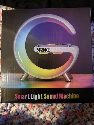 Smart Light Sound Machine G63 Intelligent Wireless Charger Sleep Aid ...