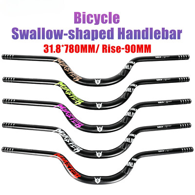 Bike Swallow-Shaped Handlebar 31.8*780mm Mountain Bicycle Rise Handle ...
