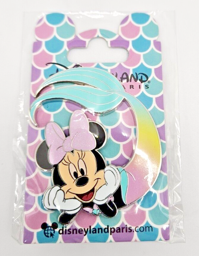 New Disney DLP Disneyland Paris Minnie Mermaid Series Minnie Mouse Pin ...