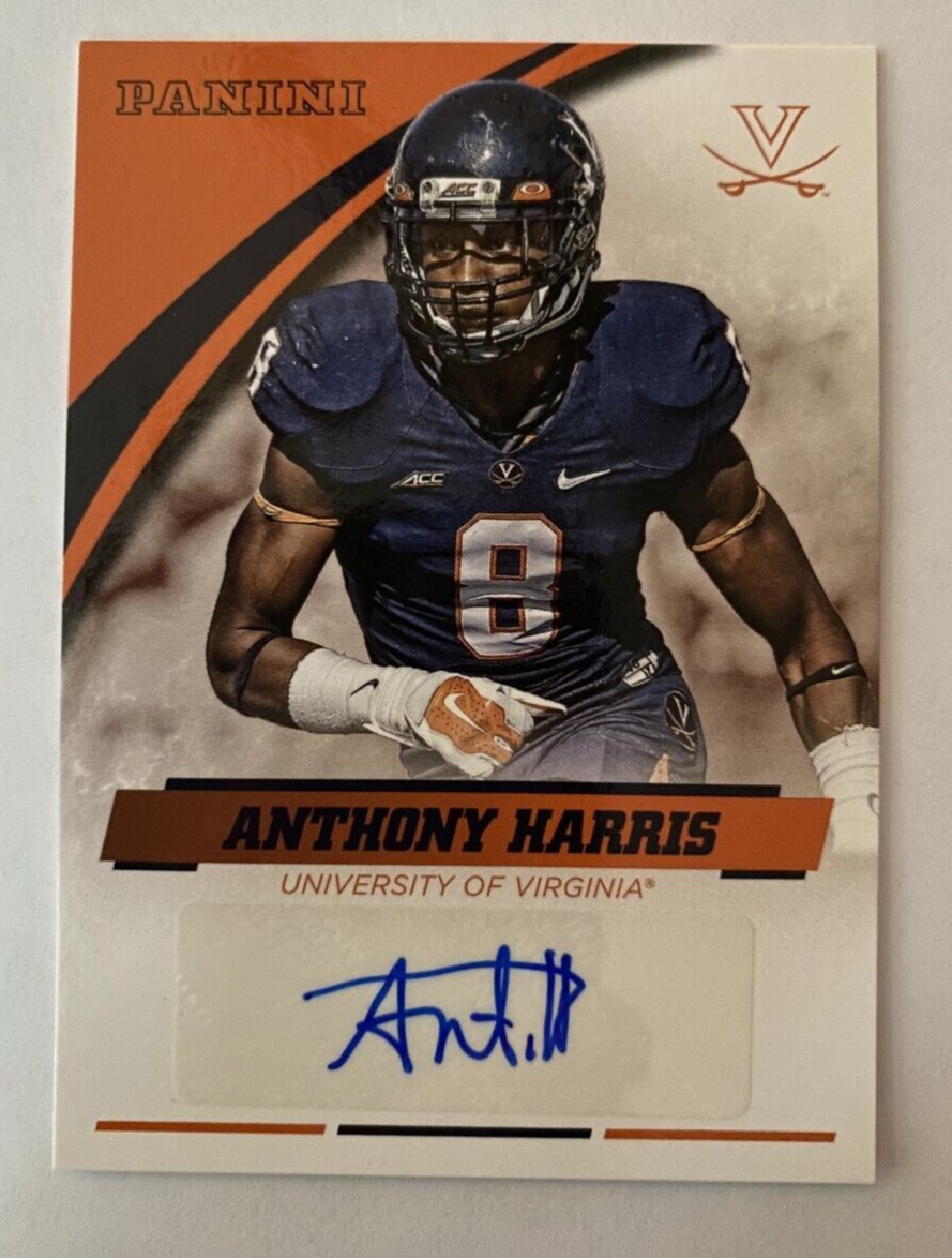 2016 Panini Collegiate ANTHONY HARRIS Autograph card VIRGINIA | eBay