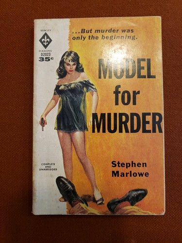 Stephen Marlowe, "Model For Murder," 1960, Berkley VG, 1st Edition | eBay