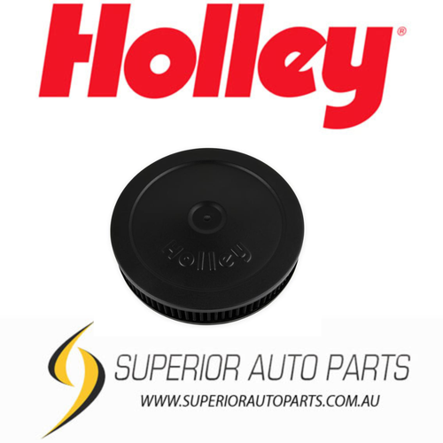 Holley FLAT BASE AIR CLEANER 10" BLACK 120-145B | eBay