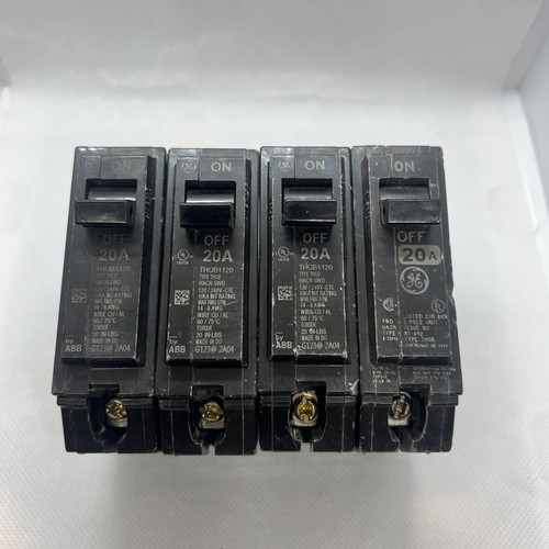 NEW GE THQB1120 Bolt-on Circuit Breaker 1-Pole 20Amp Q-Line | eBay
