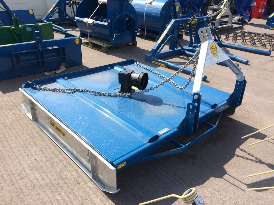 New Fleming TOP5 5ft Topper 30hp Required Cat 1 PTO Tractor Farm Field ...