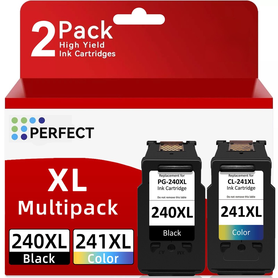 PG-240XL CL-241XL Ink Cartridge for Canon 240 241 PIXMA MG2120 MG2220 ...