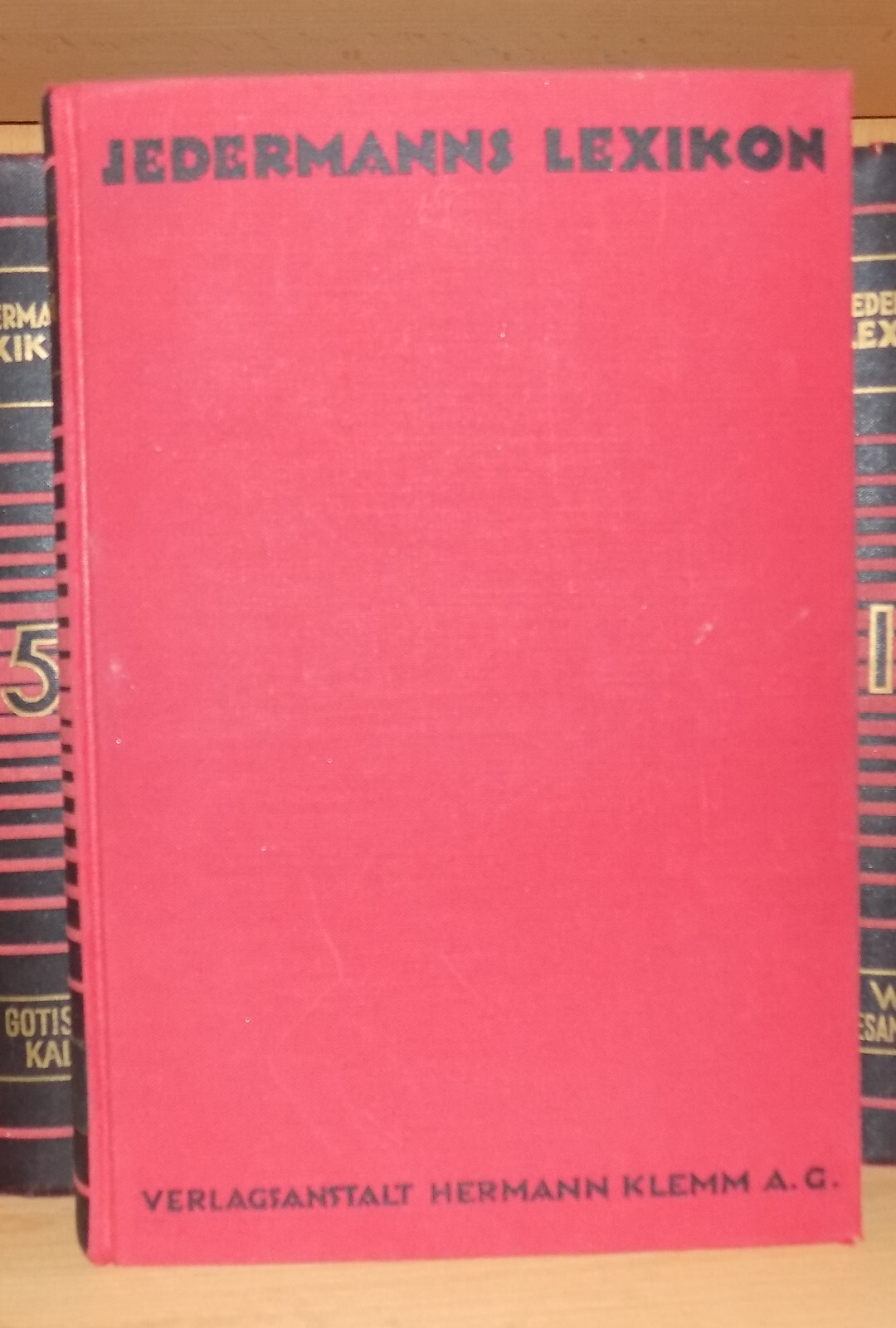 Jedermanns Lexikon in zehn Bänden, Verlagsanstalt Klemm 1930 | eBay.de