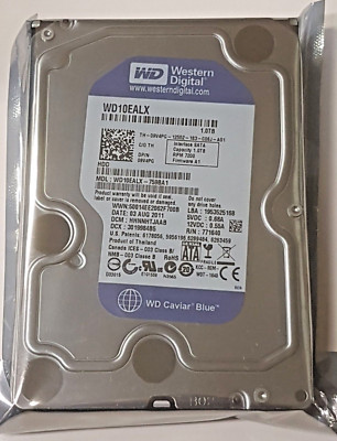 1 TB SATA Western Digital WD10EALX-759BA1 7200rpm 32MB Hard Drive 3.5 ...