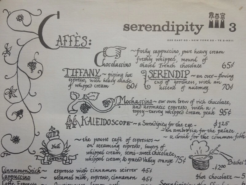 Serendipity 3 Menu